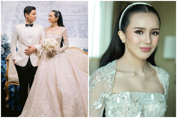 9 Detail makeup resepsi Beby Tsabina ini stunning bak princess, natural ...