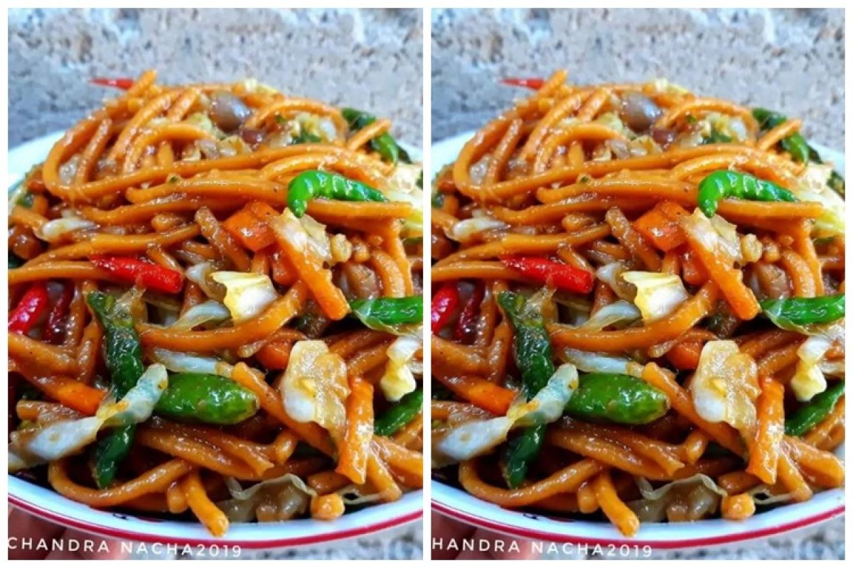 Medan's special gomak noodle recipe, delicious and practical made in ...