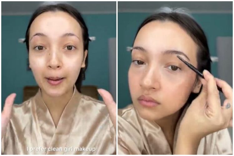 Cuma andalkan concealer untuk complexion, tutorial clean girl makeup ...