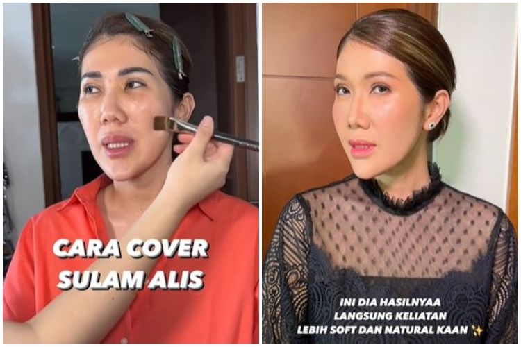 Hasilnya lebih soft, ini trik samarkan sulam alis terlalu tajam agar riasan seimbang dan nggak ...