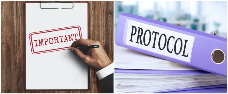 5 Contoh teks prosedur protokol singkat lengkap dengan formatnya