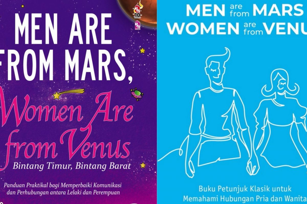 Book review Men Are from Mars, Women Are from Venus by John Gray, understanding gender differences