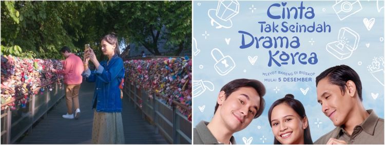 Film Cinta Tak Seindah Drama Korea hadirkan kisah rumit cinta segitiga