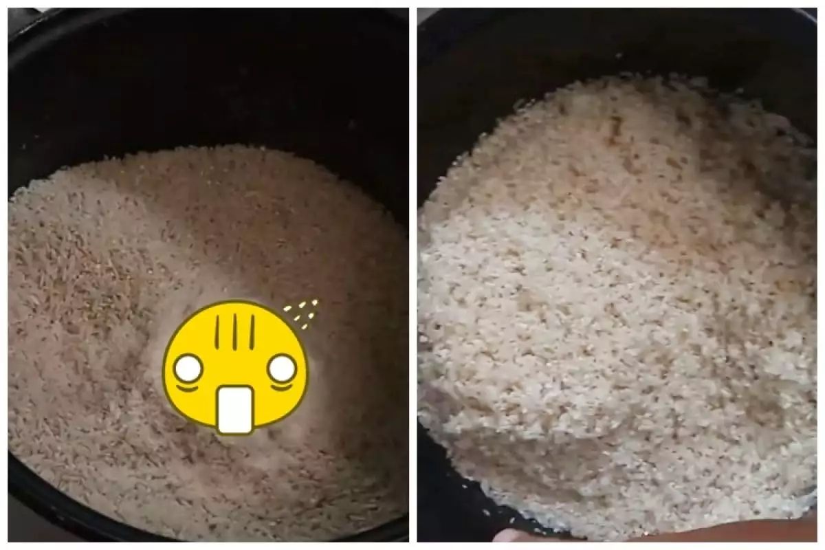 How to wash low-quality rice to make it whiter and less musty with 2 ...