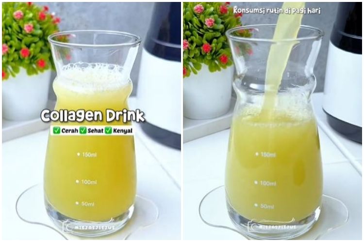 Cara bikin minuman kolagen alami ini andalkan 2 jenis buah, bikin kulit ...