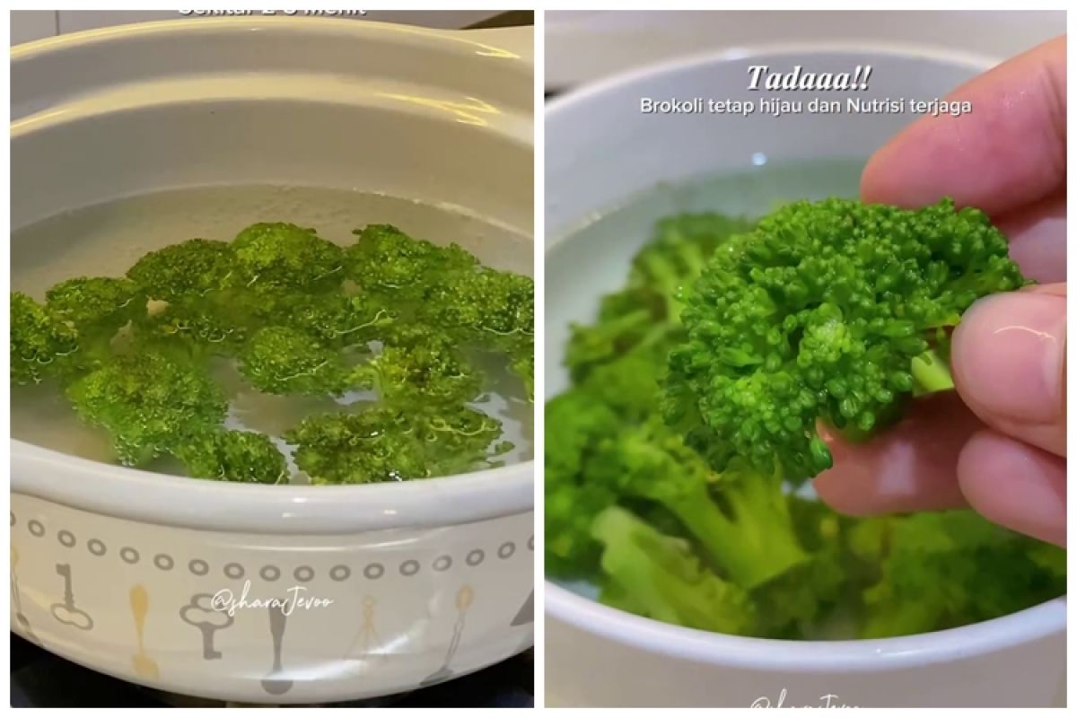 Without adding oil, here's a trick to boiling broccoli so that it stays ...