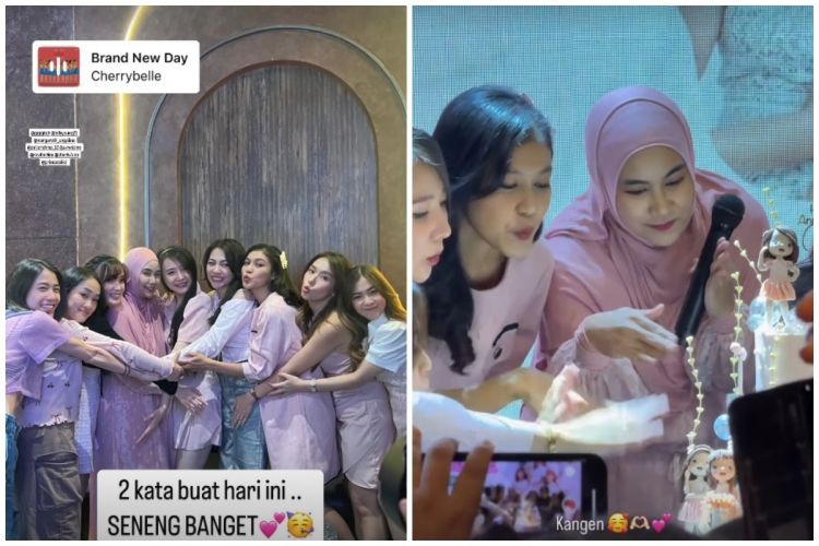 9 Momen eks Cherrybelle rayakan anniversary ke-14 tanpa Sarwendah, meriah bak mini konser