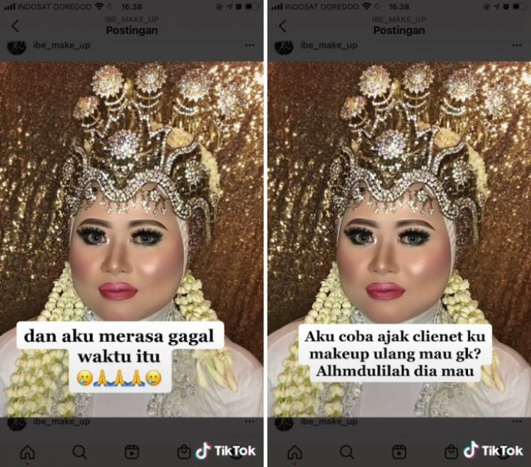Dulu pernah gagal merias pengantin Sunda, MUA ini makeup ulang wanita ...
