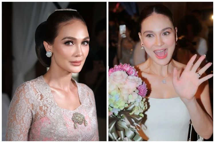 Tampil cantik dengan riasan fresh, 9 detail makeup Luna Maya dari ...