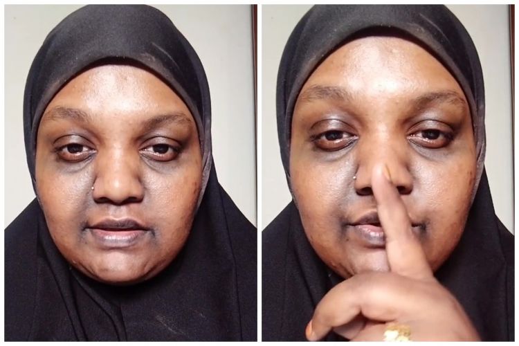 Skill makeup-nya juara, transformasi cewek tan skin dandan Arabian look ...