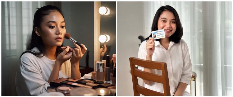 7 Tips makeup anti gagal untuk foto KTP, dijamin glowing permanen