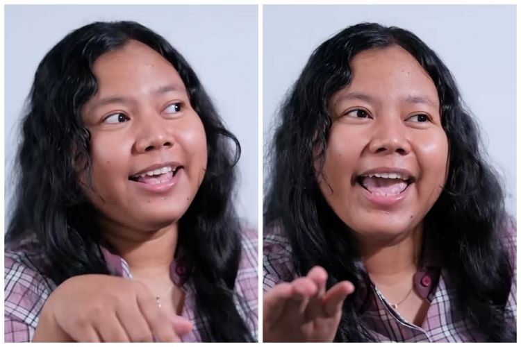 Biasa dipakai orang tirus, MUA ini jajal douyin makeup di wajah tembam ...