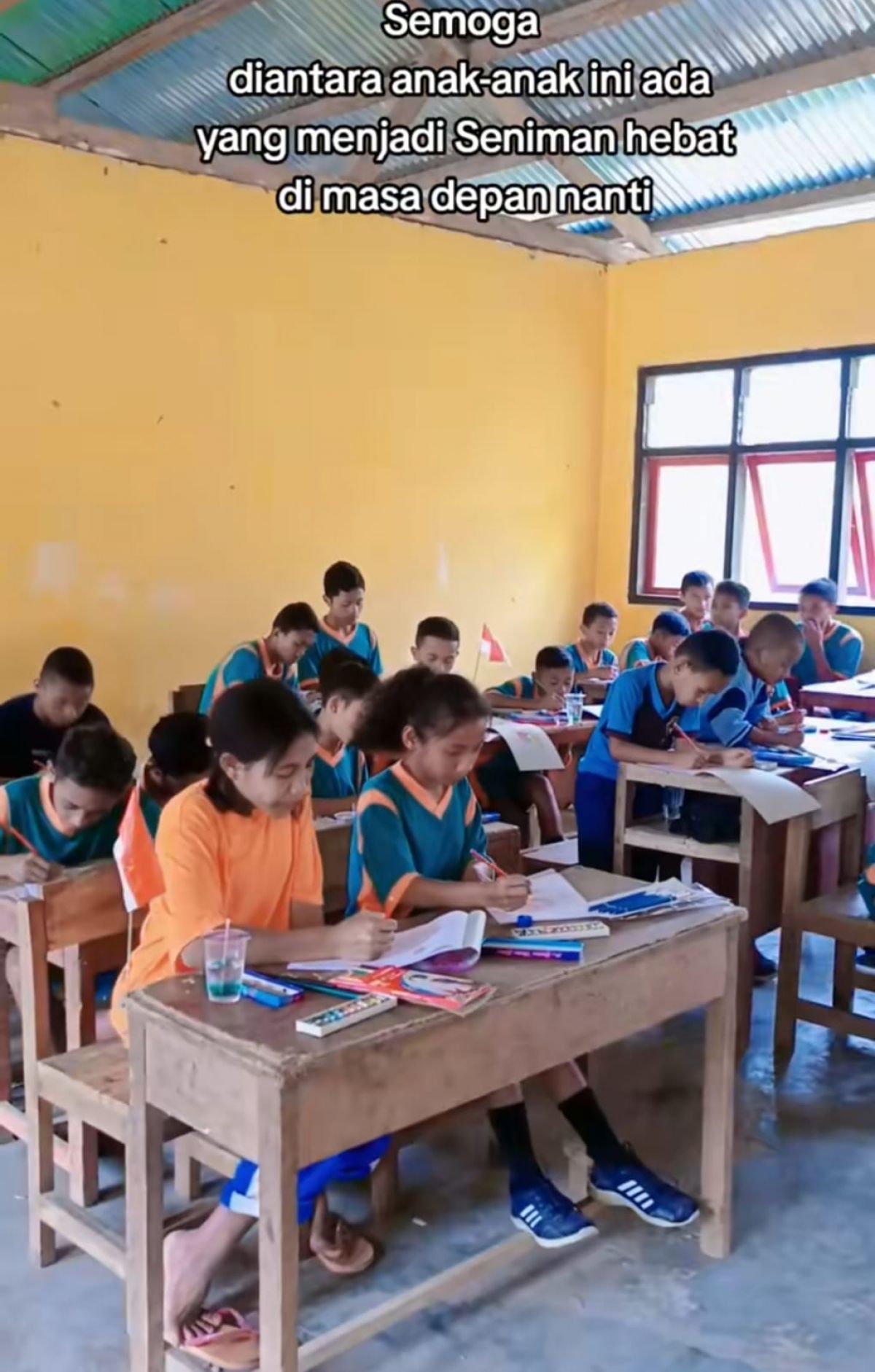 Teacher shares the condition of ground-based schools in remote areas of ...