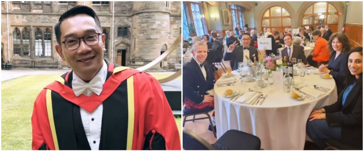 9 The moment Ridwan Kamil received an honoris causa degree from Glasgow ...