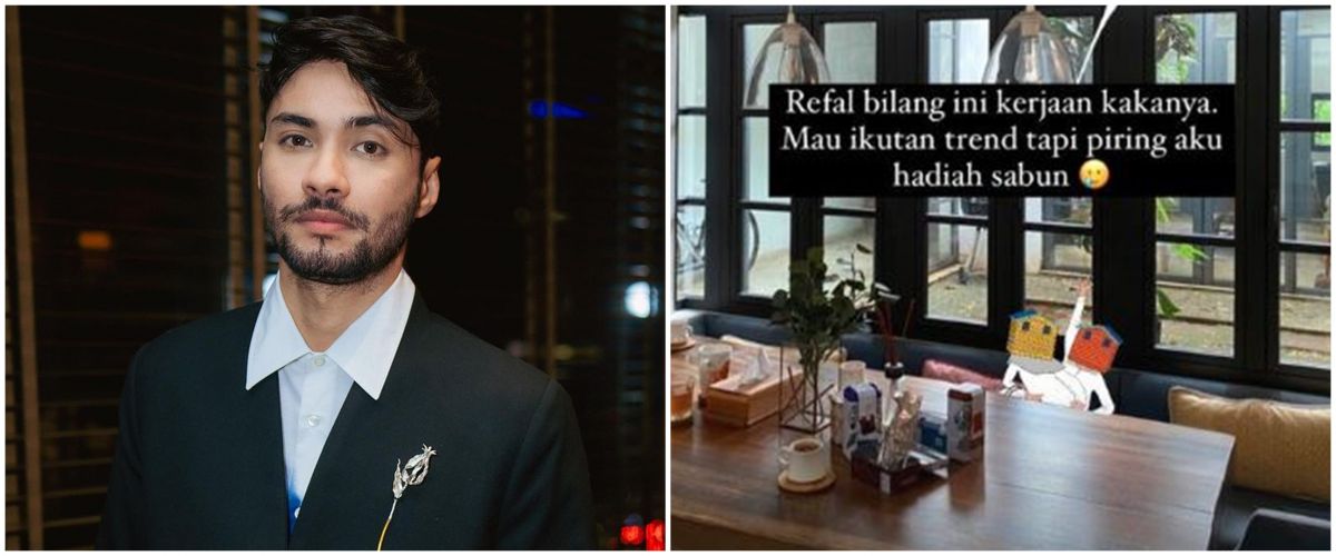 9 Portrait of Refal Hady's spacious kitchen with minimal furniture, the ...