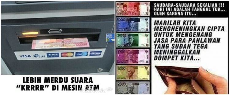 11 Meme kocak tentang uang ini relate di tanggal tua, auto angguk setuju 11 Meme kocak tentang uang ini relate di tanggal tua, auto angguk setuju