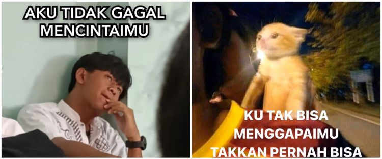 11 Meme galau mencintai seorang diri ini kata-katanya menusuk banget