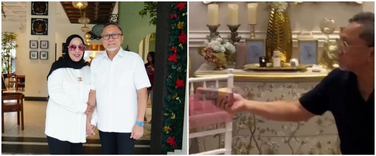 7 Momen Mendag Zulkifli Hassan bagi-bagi uang segepok saat ultah cucunya, banjir kritikan warganet