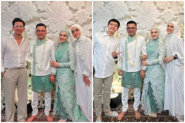 7 Potret detail makeup akad pernikahan ke-2 Irish Bella, elegan dengan ...