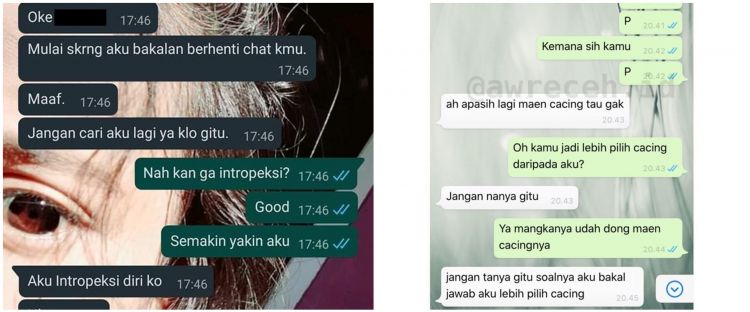 11 Chat lucu pasangan lagi ngambek ini bikin sesak napas, ngegas banget pokoknya