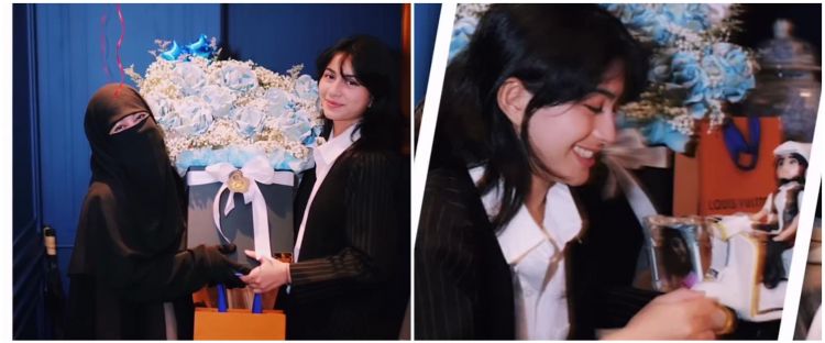 9 Momen ulang tahun Sintya Marisca, effort Ummi Pipik beri kejutan ...