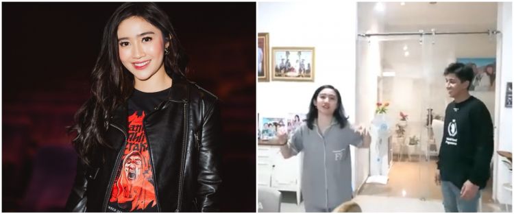 11 Potret rumah Febby Rastanty ini didesain minim sekat, dapurnya ...