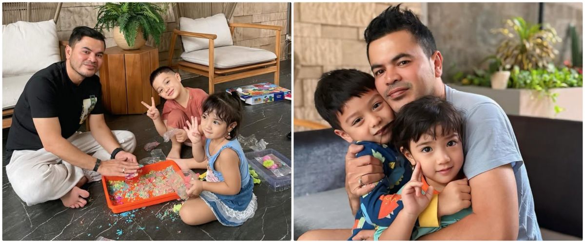 9 Moments when Haldy Sabri took care of Air Rumi and Amala very patiently, like a real father ...