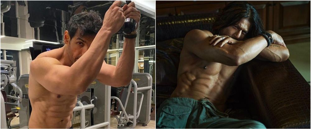 Terpaut usia 7 tahun, intip 9 adu gaya Shah Rukh Khan dan John Abraham yang jadi rival di film ...