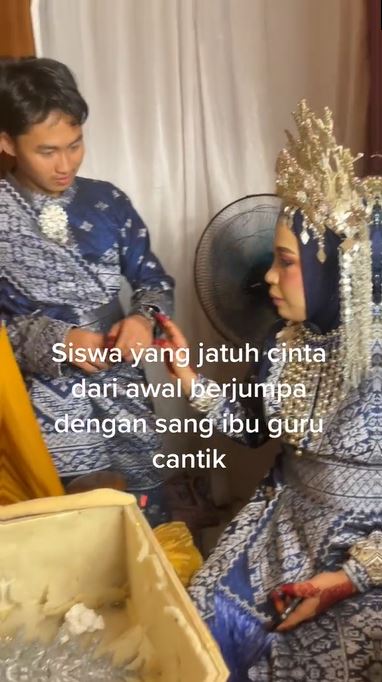 Kisah viral murid menikahi gurunya, sudah sama-sama jatuh cinta sejak awal jumpa
