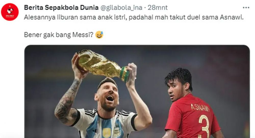 Tak jadi datang, 9 foto editan lucu Messi liburan di Indonesia kreasi warganet ini bikin nyengir