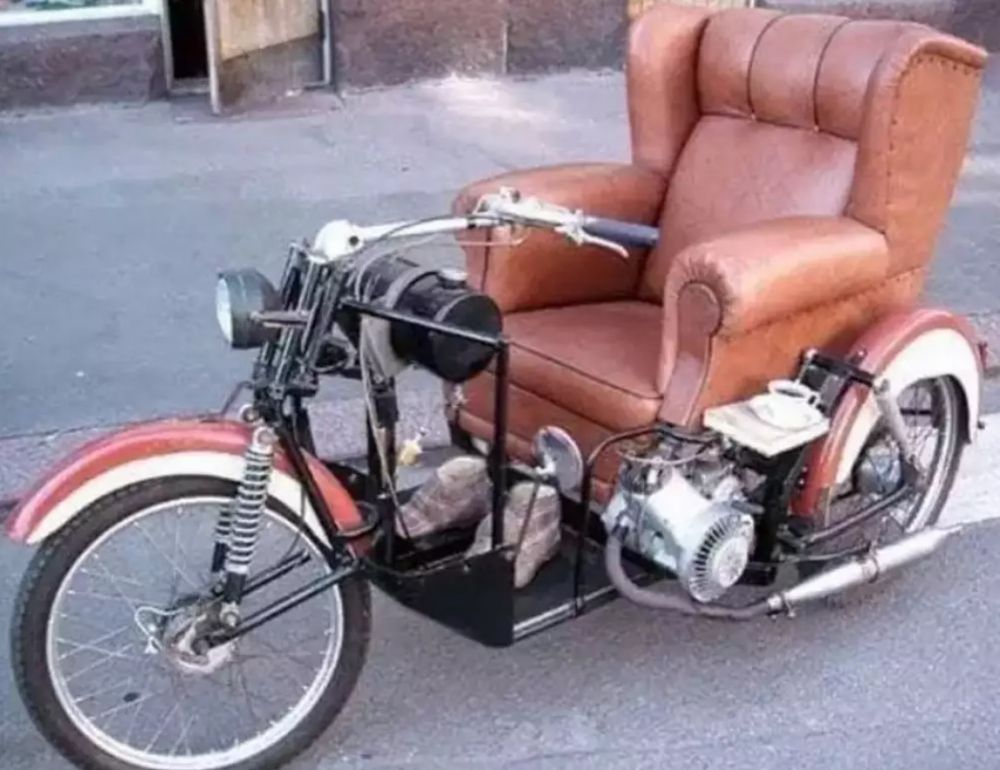 11 Potret lucu modifikasi motor ini hanya bisa dikerjakan oleh manusia ...