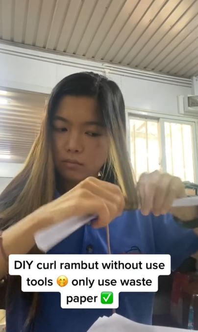 Tanpa hair roller atau catokan, ini tutorial bikin rambut keriting ...