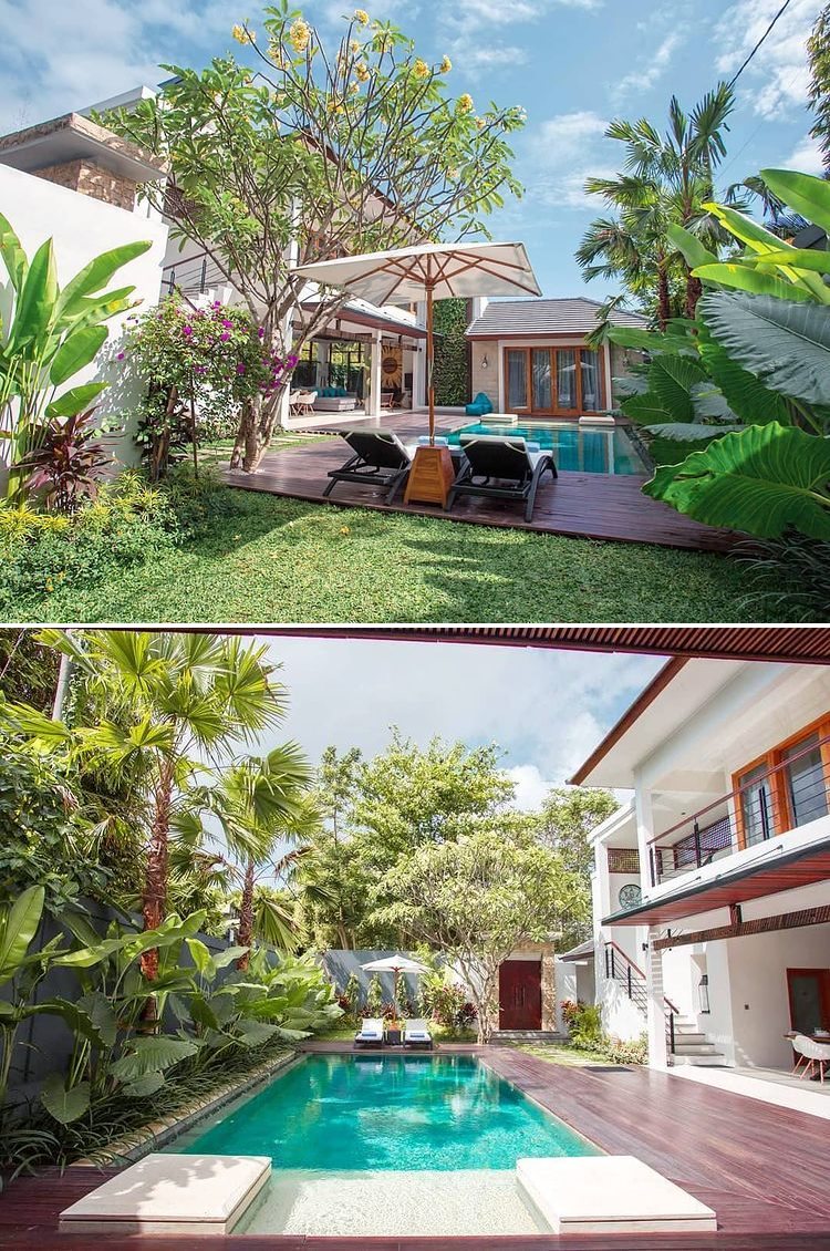 Potret kolam renang vila 11 seleb ini suasananya bikin betah, punya Randy Martin model infinity pool