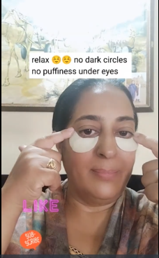 Without using eye cream, this woman shows how to get rid of panda eyes ...