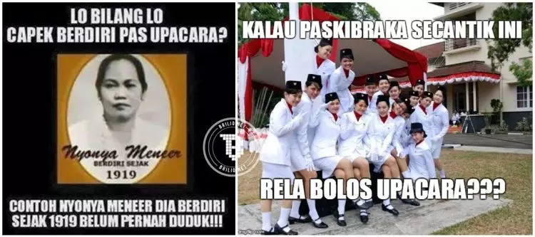10 Meme upacara yang bikin ngakak, udah siap sambut hari senin?