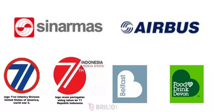 13 Logo ini mirip banget, siapa jiplak siapa ya?