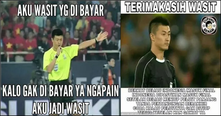 10 Meme wasit kontroversial Vietnam vs Indonesia ini lucu-lucu nyindir