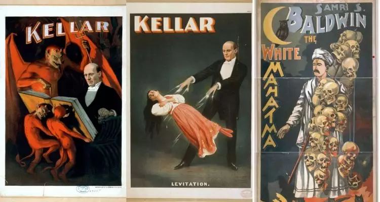 10 Poster pertunjukan sulap tahun 1900an ini bikin merinding disko
