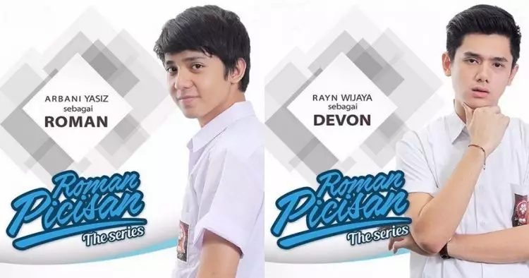 10 Beda gaya Arbani Yasiz & Rayn Wijaya 'Roman Picisan', ganteng mana?