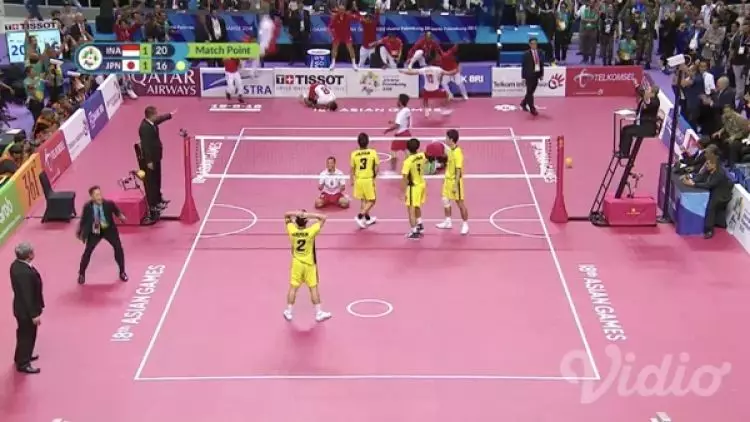 Cetak sejarah, sepak takraw Indonesia pertama kalinya raih emas