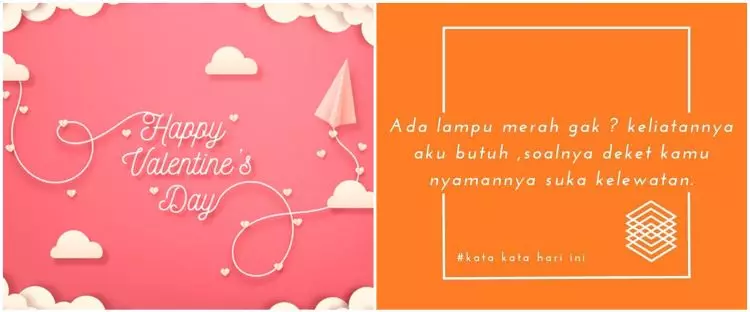50 Kata-kata gombalan cinta buat pasangan cocok untuk Valentine
