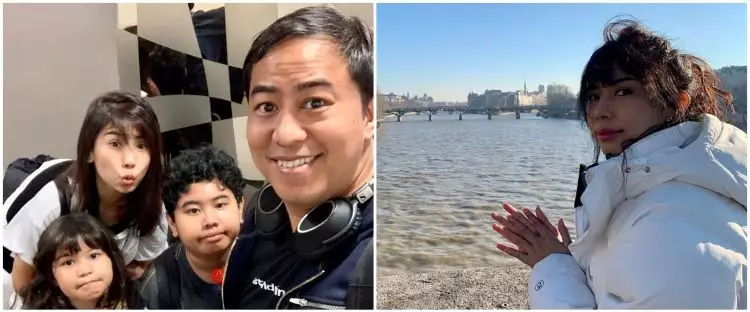 9 Pesona Gamila Arief, istri Pandji Pragiwaksono yang awet muda