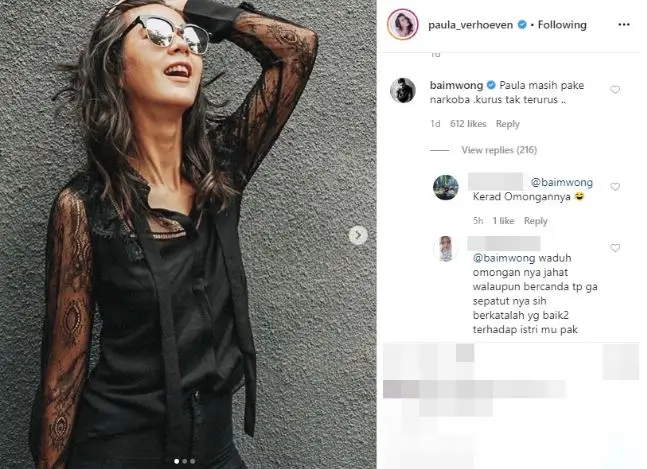 Paula Verhoeven unggah foto lawas, komentar Baim Wong jadi sorotan Paula Verhoeven unggah foto lawas, komentar Baim Wong jadi sorotan