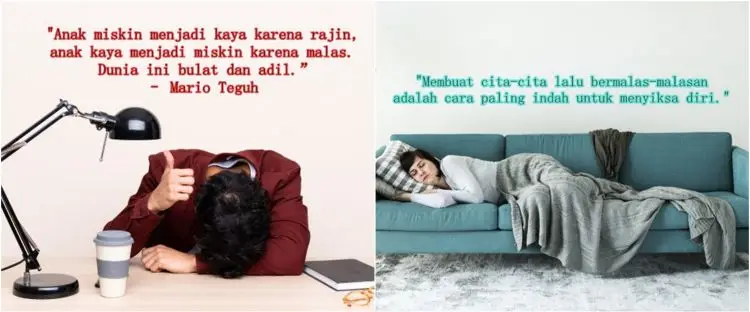 111 Kata-kata motivasi mengatasi rasa malas, bikin semangat 111 Kata-kata motivasi mengatasi rasa malas, bikin semangat