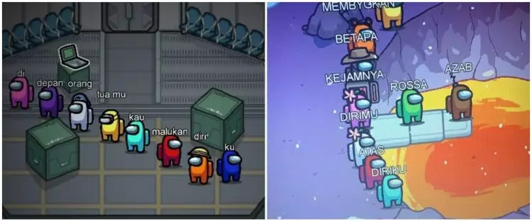 15 Username unik pemain Among Us ini kompak dan bikin ngakak