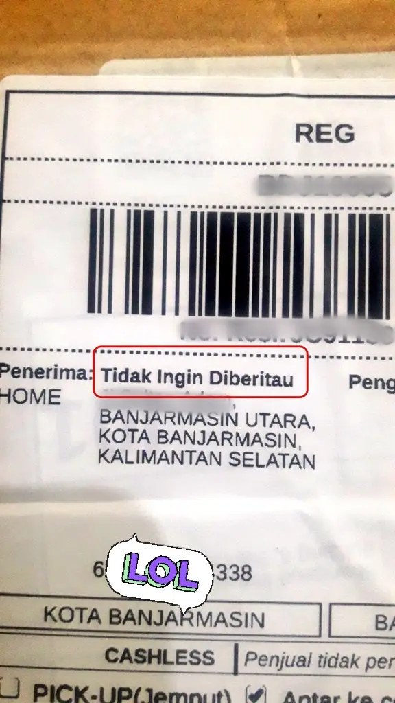 13 Nama Nyeleneh Penerima Paket Ini Bikin Kurir Senyum Pasrah