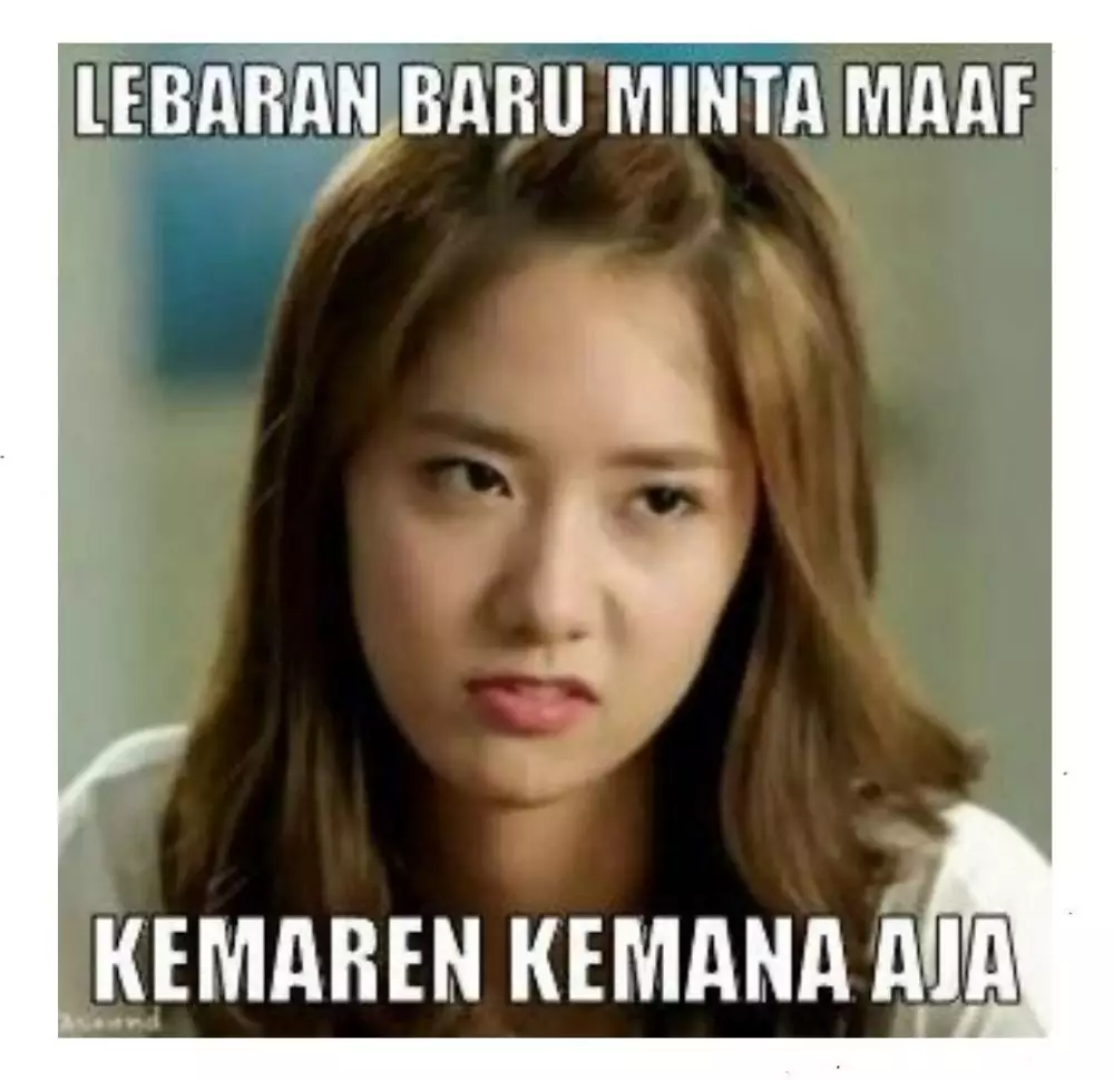 16 Meme lucu minta maaf ini bikin momen Idul Fitri makin ceria