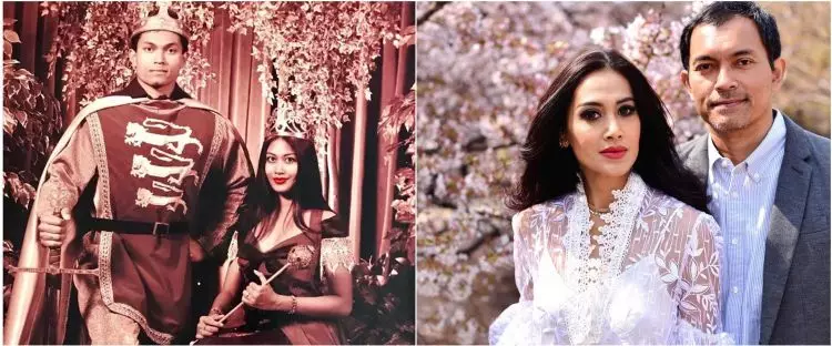 7 Potret lawas Diah Permatasari dan suami, bukti awet muda