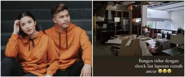 Ditinggal 4 bulan, 7 potret kondisi rumah Chelsea Olivia yang rusak