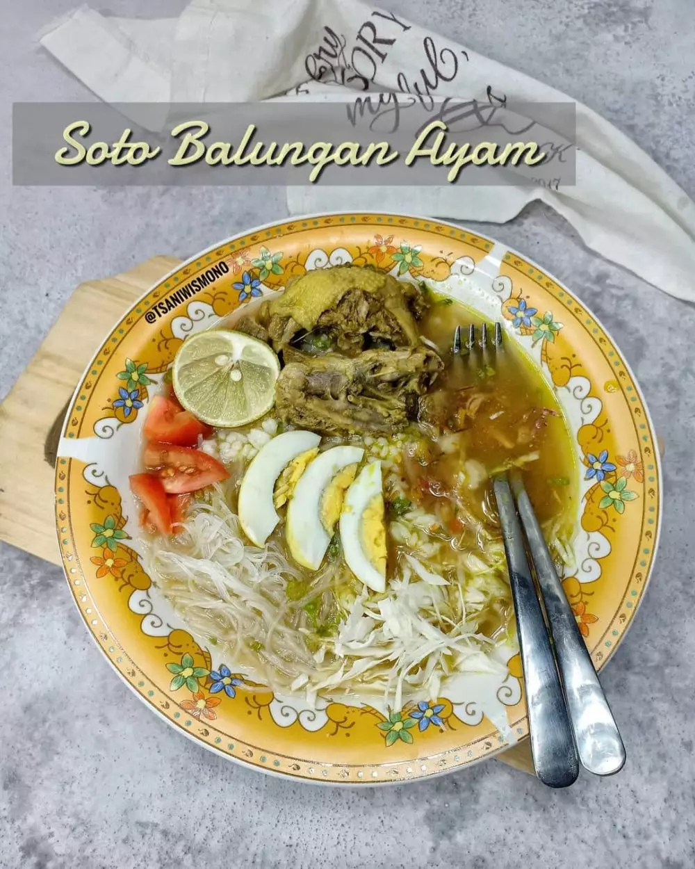 Resep soto balungan ayam, menu berkuah segar dan istimewa